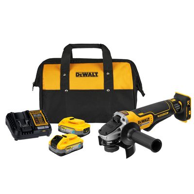 Dewalt Esmeril Angular Inalámbrico 4,5” 20V + 2 Baterías