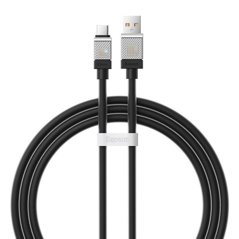 BASEUS - Cable USB a USB-C PD 100W 1m Negro | Ofertitas