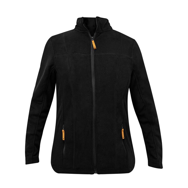 QUEBEC - Poleron Polar Pardo Mujer Negro S | Ofertitas