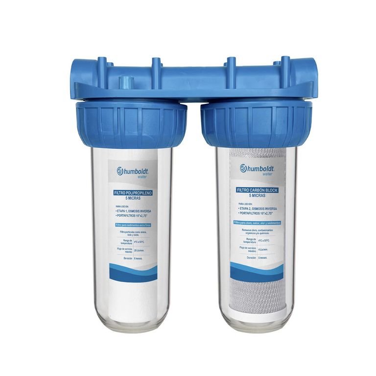 HUMBOLDT - Carcasa Portafiltros Doble 10" x 2,75" | Ofertitas