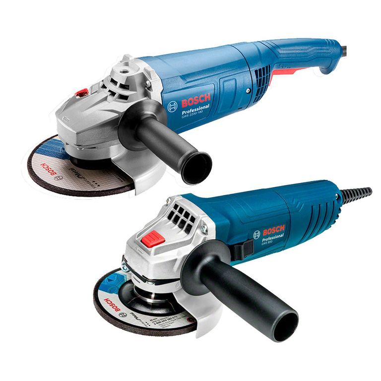 BOSCH - Esmeril angular eléctrico 7" 2200W + Esmeril angular eléctrico ...