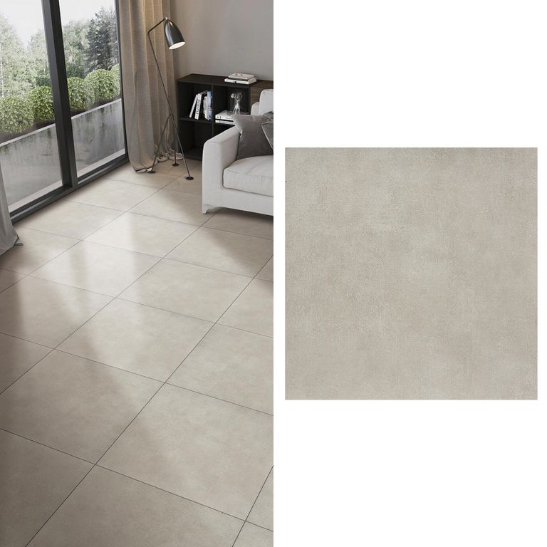 HOLZTEK - Porcelanato 60x60 cm Cement Grey Gris 1.44 m2 | Ofertitas