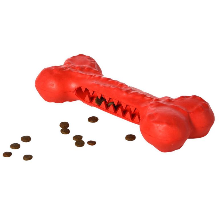 PETIZOOS - Juguete goma perro 18,6 cm rojo | Ofertitas