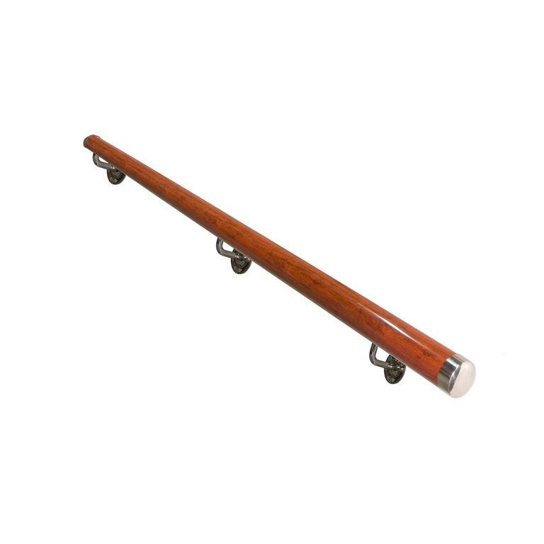 HOLZTEK - Pasamano Redondo De Pvc Amarillo Pino 150 Cm | Ofertitas