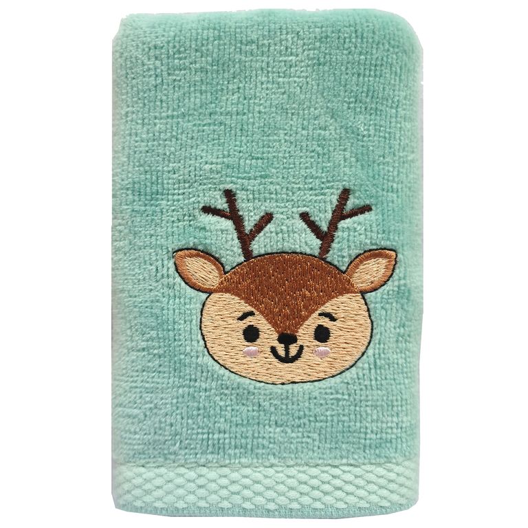 CASA BONITA - Toalla Infantil Conejo 380 gr Algodón 28x46 cm Celeste ...