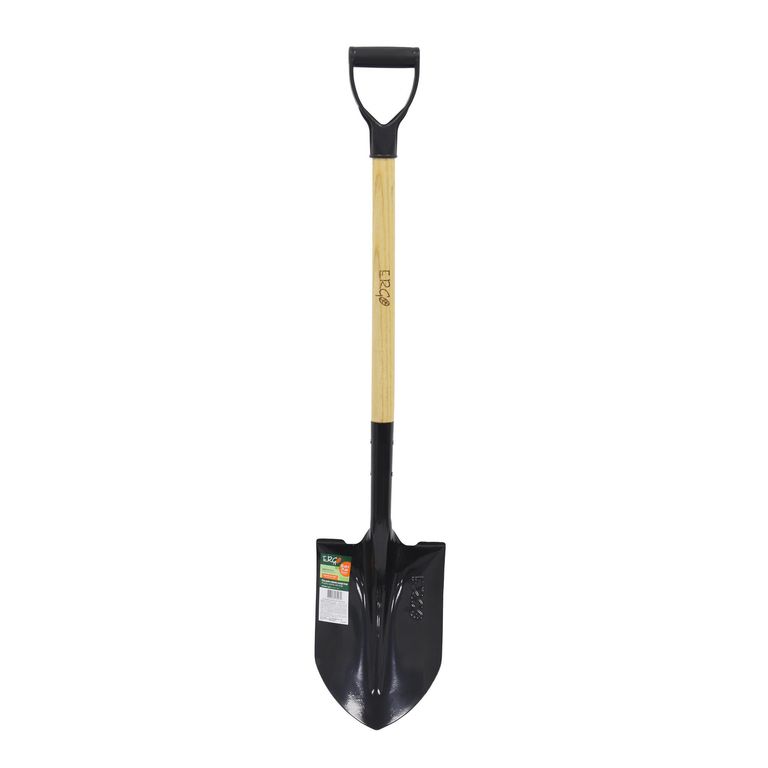 ERGO - Pala con Mango Largo Punta huevo Acero | Ofertitas