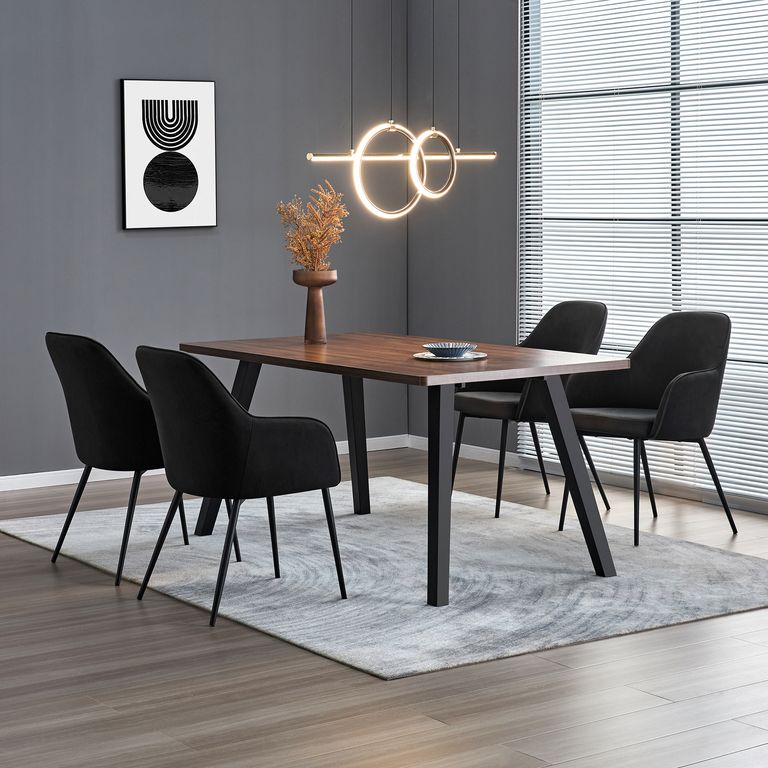 JUST HOME COLLECTION - Juego de Comedor Moorea 4 Sillas Mesa ...