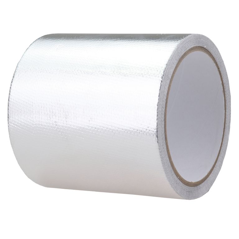 TOPEX - Cinta Aluminio Refractario Fibra de Vidrio 10x10 m | Ofertitas