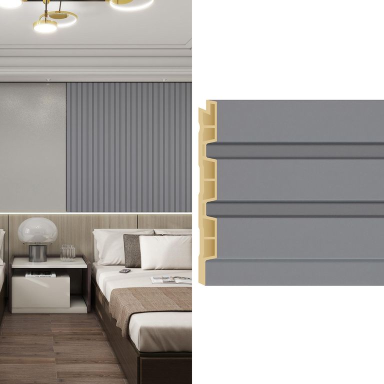 HOLZTEK - Wall Panel Wpc 12x240 cm Taupe 0.28 m2 | Ofertitas