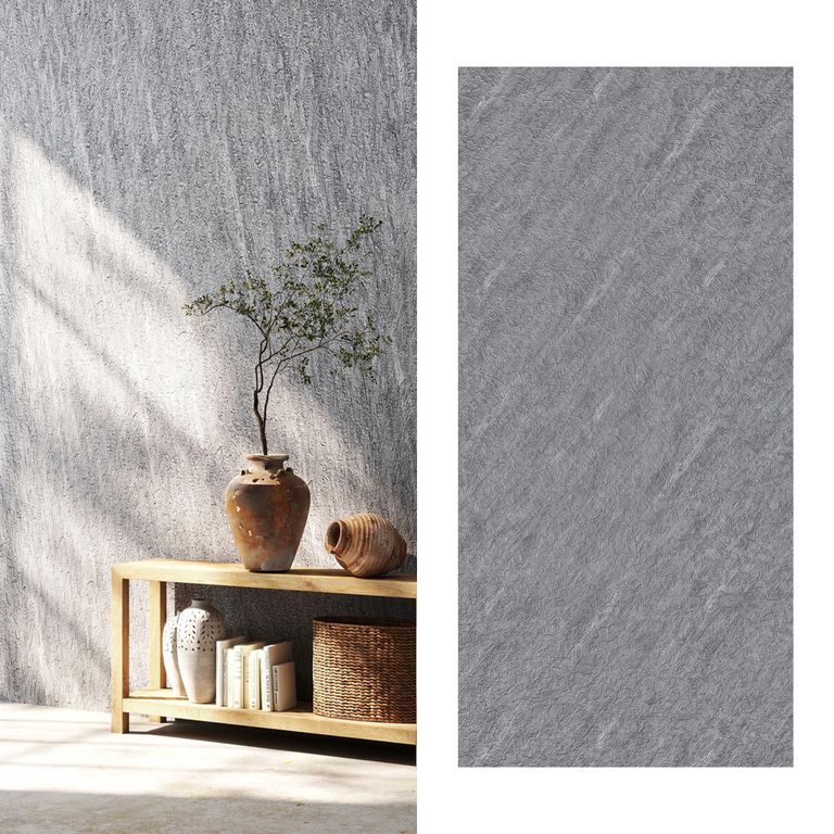 HOLZTEK - Wall Panel Rocko 120x240 cm Gris 2.88 m2 | Ofertitas