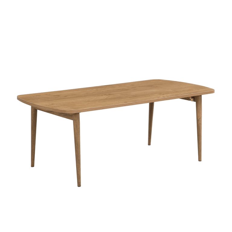 JUST HOME COLLECTION - Mesa de Centro Pata Plegable Madera 60x120x45cm ...