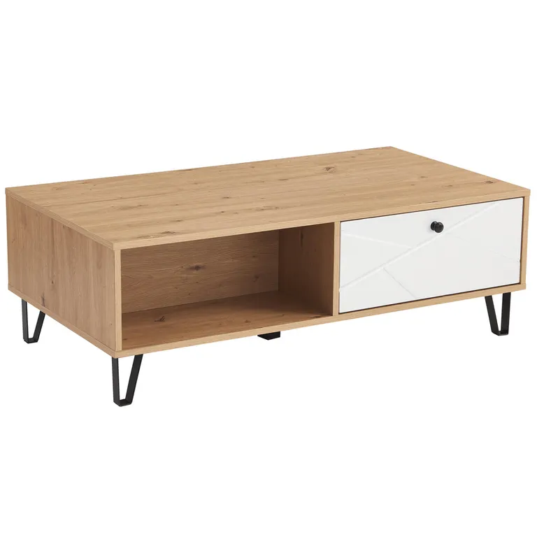 JUST HOME COLLECTION - Mesa de TV 65 " Tonga Café, Blanco 152x63x39 cm ...